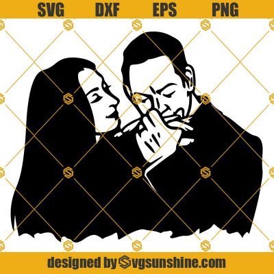 Gomez Morticia Couples Halloween SVG, The Addams Family SVG Cut Files ...