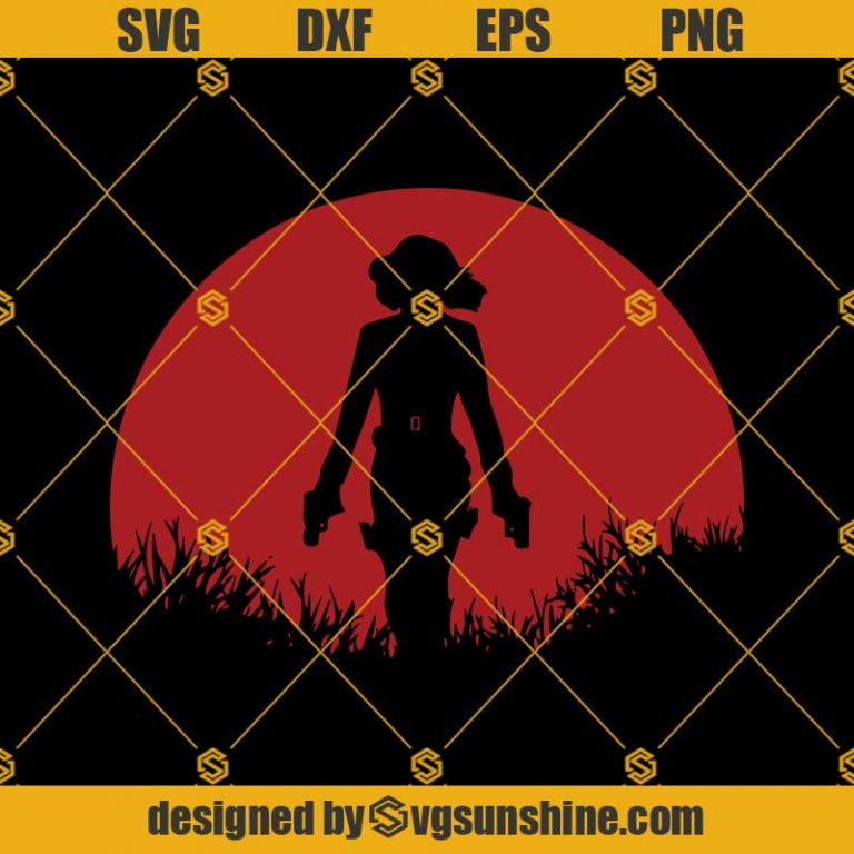 Black Widow SVG PNG, Natasha Romanoff SVG PNG DXF EPS