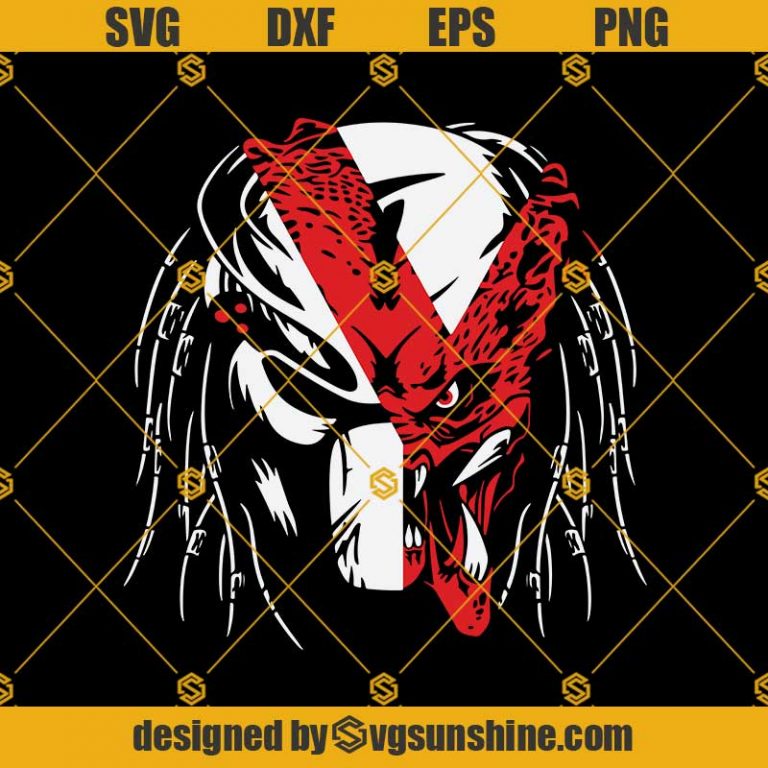 Predator Svg, Alien Vs Predator Svg, Depredador Svg