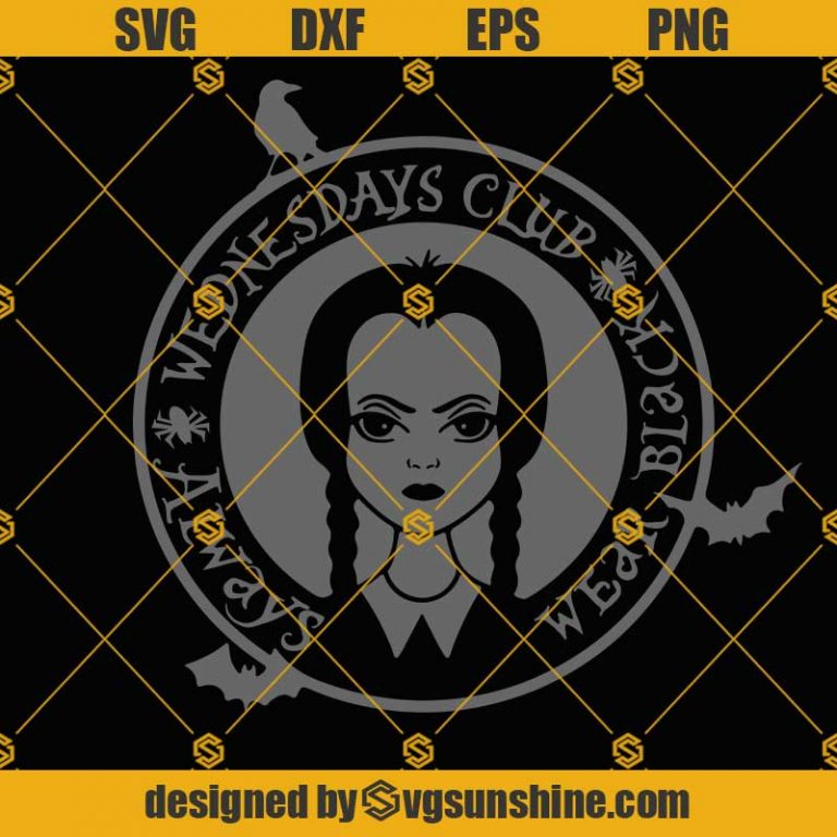 Wednesday Addams Svg, The Addams Family Svg