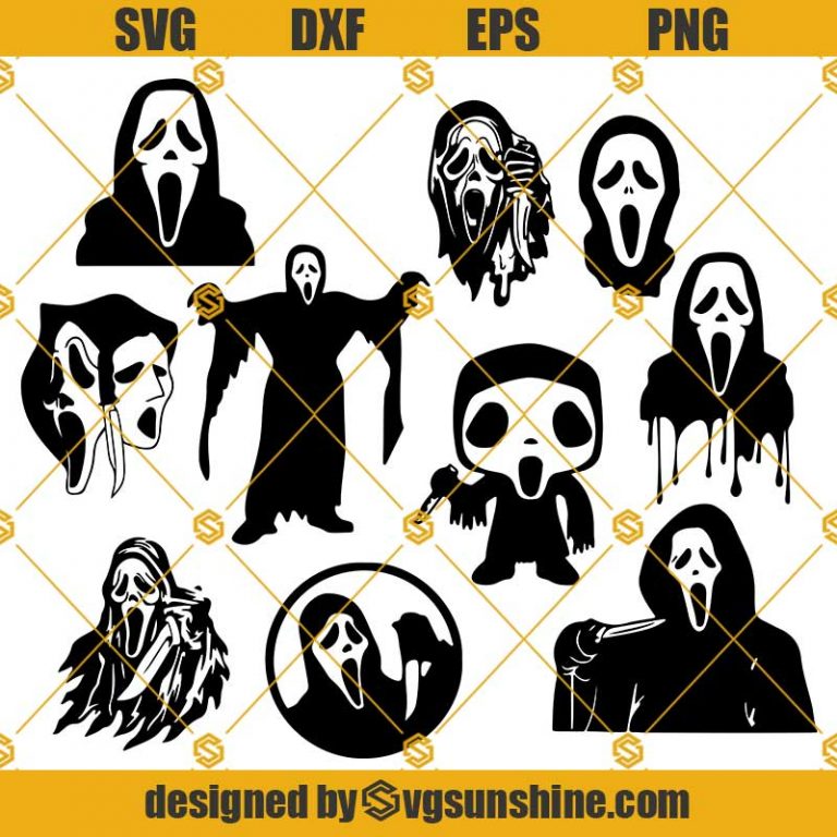 Scream Ghostface Knife SVG, Scream SVG, Ghostface SVG