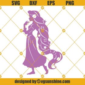 Tangled SVG, Rapunzel SVG, Tangled Cut File Clipart