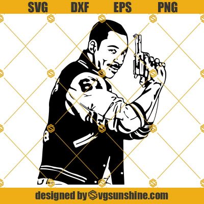 Beverly Hills Cop SVG, Axel Foley 1980s SVG PNG DXF EPS