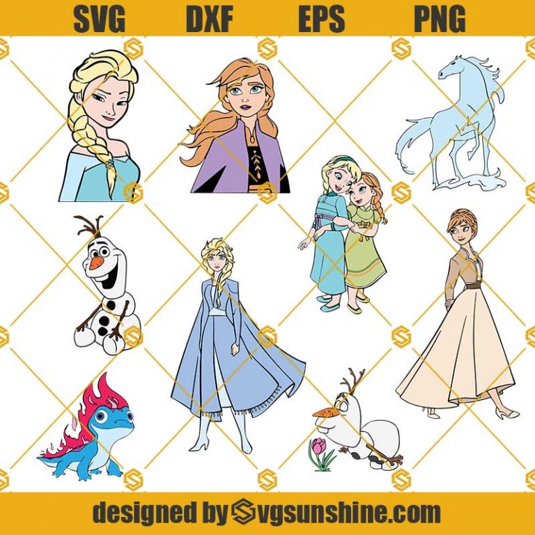Frozen Elsa And Anna SVG, Frozen SVG, Disneyland Ears SVG, Disney ...