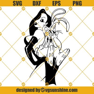 Jessica and Roger Rabbit SVG PNG DXF EPS Cut Files