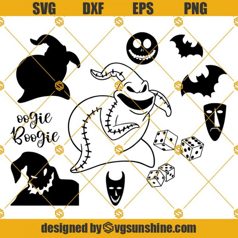 Oogie Boogie SVG, Nightmare Before Christmas SVG, Oogie Boogie PNG DXF ...