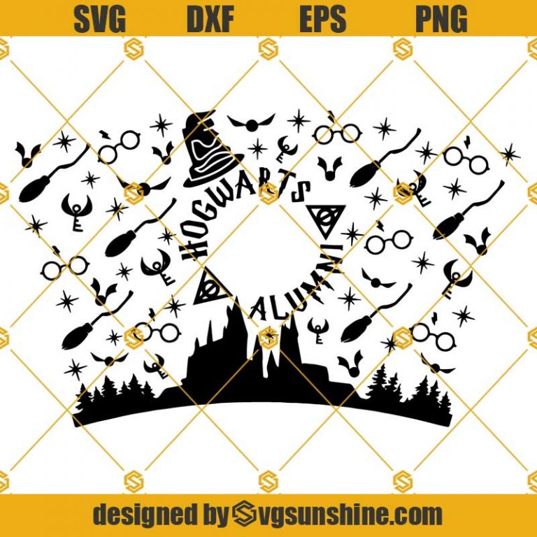 Harry Potter Books SVG, Book Nerd SVG PNG DXF EPS Cut Files For Cricut ...
