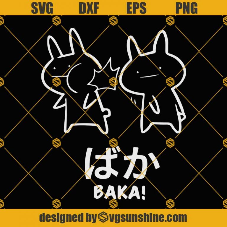 Baka Rabbit Svg, Anime Svg, Anime Design Svg, Love Anime Svg