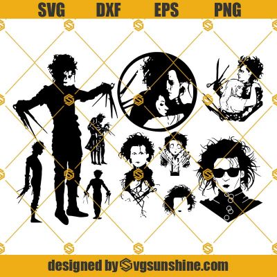 Edward Scissorhands SVG, Edward Scissorhands BUNDLE