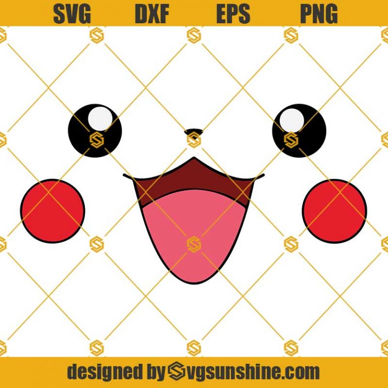 Pikachu Face SVG, Pikachu SVG, Pikachu Eyes SVG, Pikachu Clipart ...