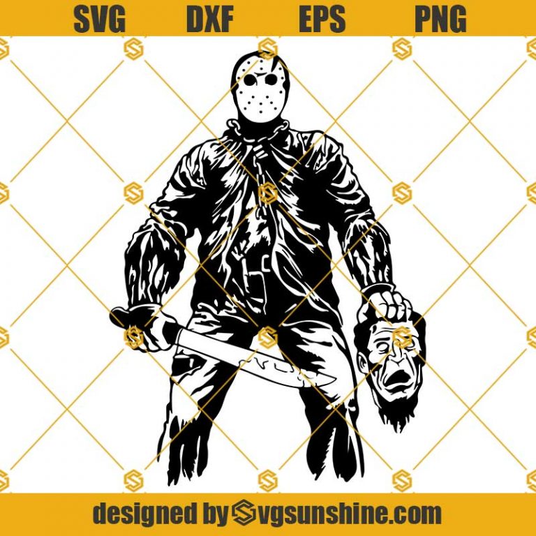 Jason Voorhees SVG, Horror SVG, Jason Cricut Silhouette, Jason SVG