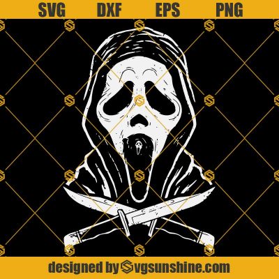 Ghost Face SVG, Ghostface SVG, Horror Ghost SVG, Scary Face SVG