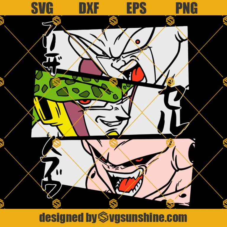 Frieza SVG, Dragon ball Z SVG, Dragon Ball Super SVG Frieza Cut Files ...