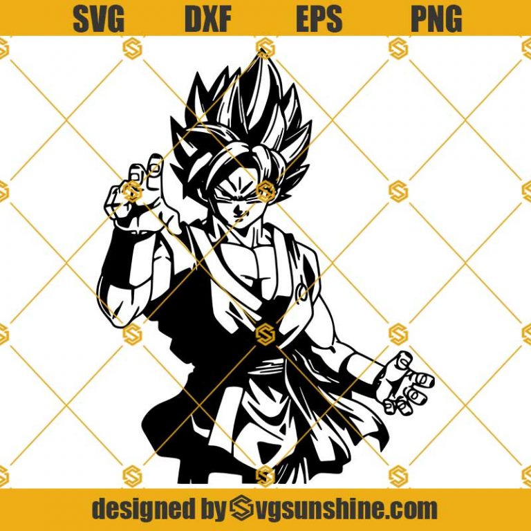 Broly SVG Super Saiyan SVG Dragon Ball Z SVG Broly Vector Cut Files For ...