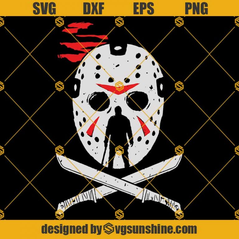 Jason Mask SVG, Jason Voorhees SVG PNG