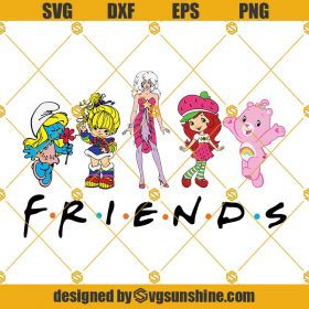 80s Cartoon Friends SVG, Care Bears SVG, Strawberry Shortcake Cartoon ...