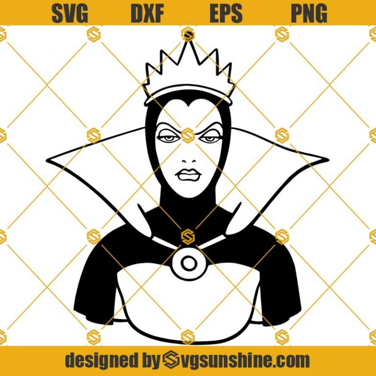 Evil Queen Snow White SVG, Disney Villians SVG