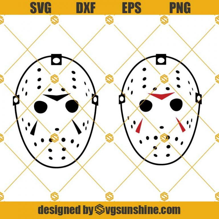 Jason Mask Vector SVG, Hockey Mask SVG Horror Movie SVG