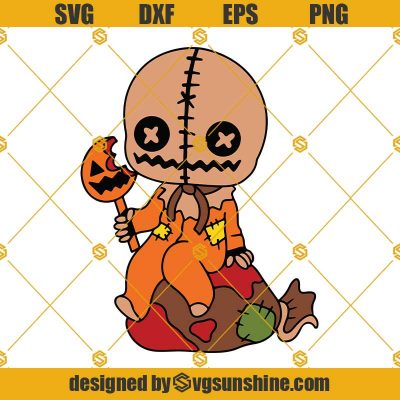 Trick R Treat Sam SVG, Trick r Treat Layered SVG Cut file, Halloween ...