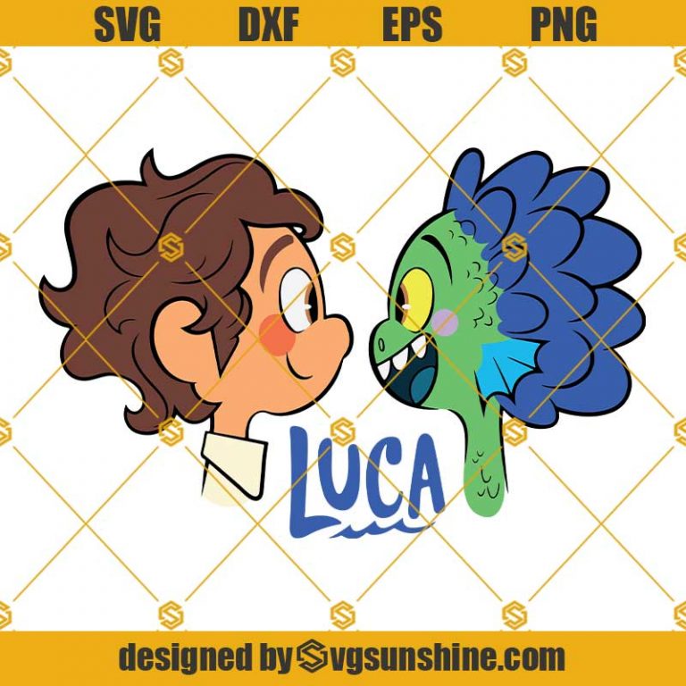 Luca SVG, Alberto Luca SVG, Luca Clipart, Luca Trending, Luca PNG DXF ...