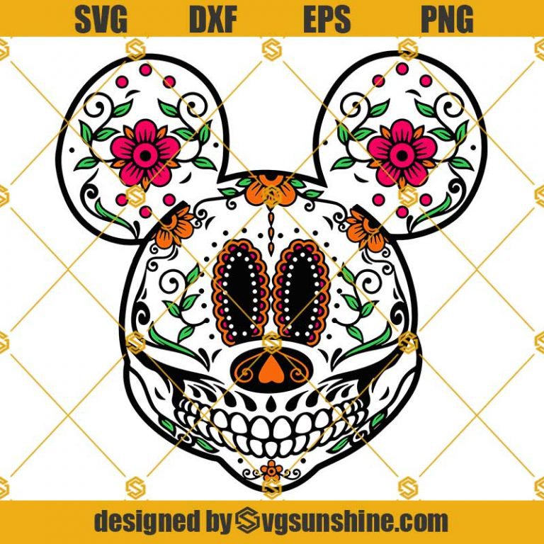 Day of the Dead SVG, Mickey Mouse SVG Coco SVG, Dia De Los Muertos ...