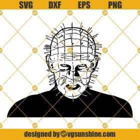 Pinhead Hellraiser SVG, Pinhead Hellraiser Vector, Pinhead Hellraiser ...