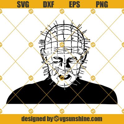 Pinhead Hellraiser SVG, Pinhead Hellraiser Vector, Pinhead Hellraiser ...
