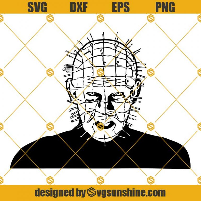 Pinhead Hellraiser SVG, Pinhead Hellraiser Vector, Pinhead Hellraiser ...