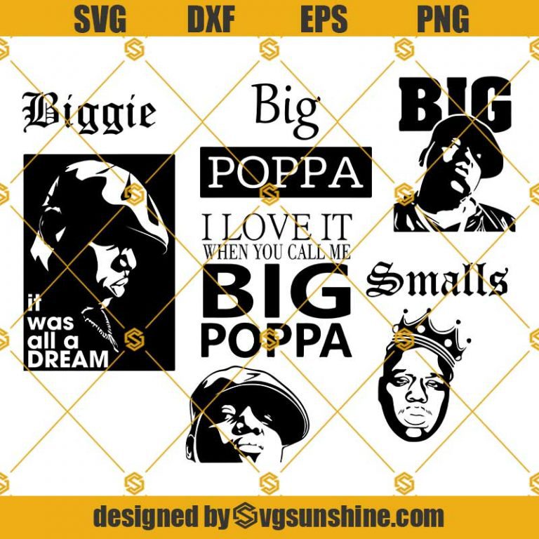 Biggie Smalls SVG Bundle, Biggie SVG, Biggie SVG, BIG SVG, Biggie ...