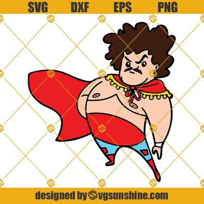 Nacho Libre SVG, Cartoon Character SVG Cricut Clipart, Nacho Libre ...