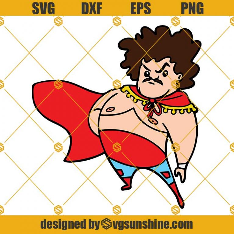 Nacho Libre SVG, Cartoon Character SVG Cricut Clipart, Nacho Libre ...