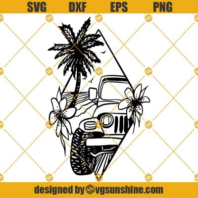 Jeep Girl SVG, Jeep SVG PNG DXF EPS Cut Files Vector Clipart Cricut ...