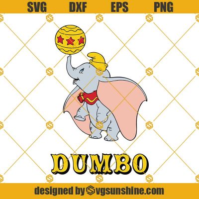 Dumbo SVG, Dumbo Cricut, Dumbo Cut file, svg file for cricut, Dumbo ...