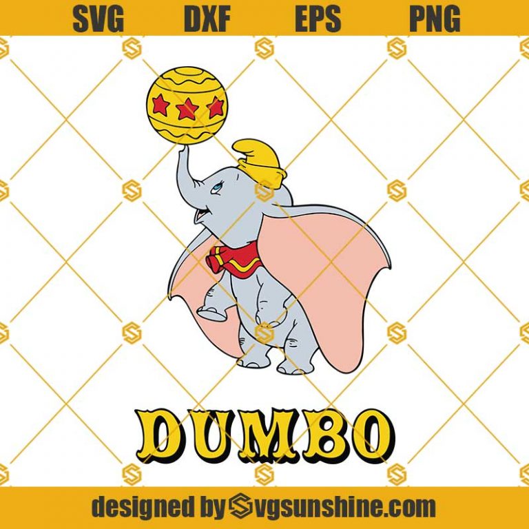 Dumbo SVG, Dumbo Cricut, Dumbo Cut file, svg file for cricut, Dumbo ...