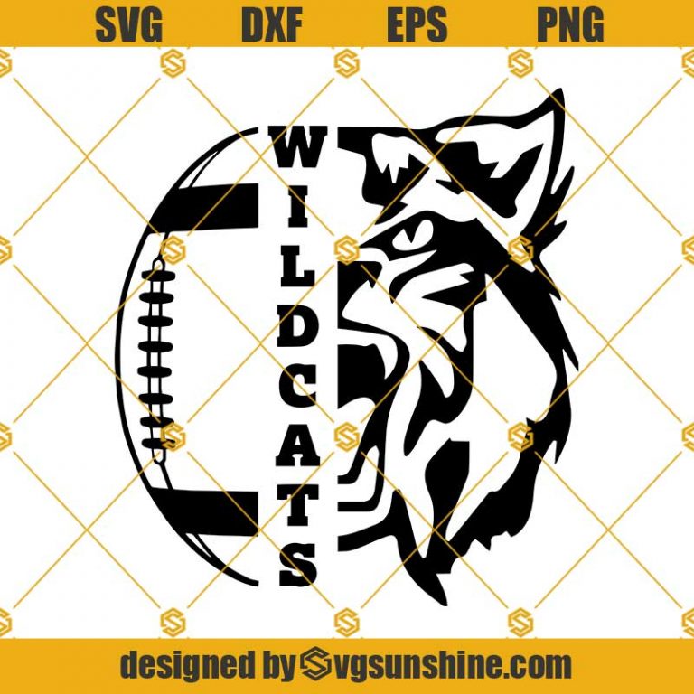 Wildcats Cheerleader SVG, Wildcat Paw Print SVG, Team spirit SVG, Cheer ...