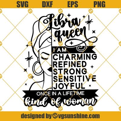 Libra Queen Svg, Birthday Queen Svg, Black Women Svg, Afro Girl Svg ...