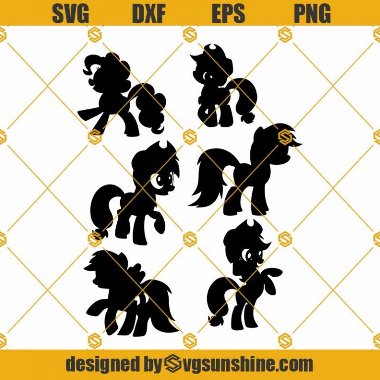 My Little Pony SVG Bundle, My Little Pony SVG PNG DXF EPS Clipart