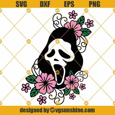 Layered Scream GhostFace SVG, Halloween SVG, Scream Movie SVG, Ghost ...