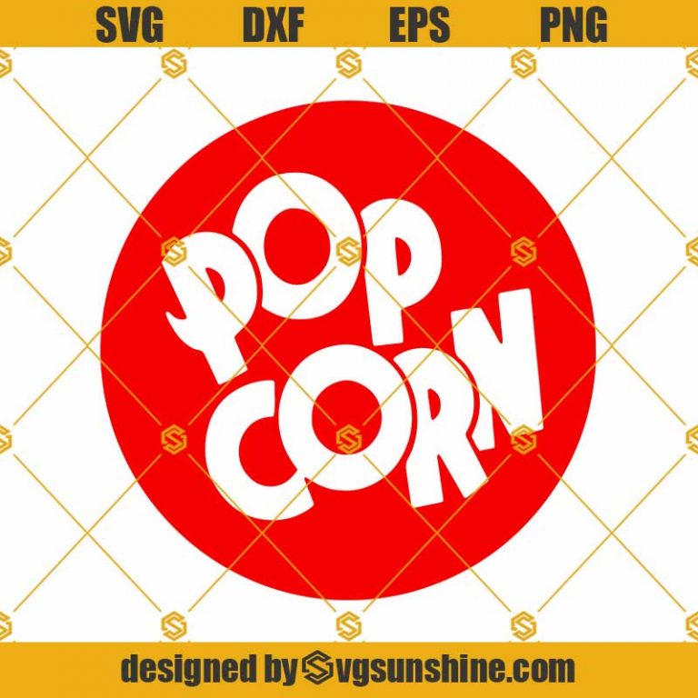 Popcorn Bundle SVG PNG DXF EPS Cut Files For Cricut Silhouette