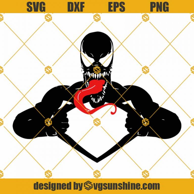 Venom SVG, Venom PNG, Venom DXF EPS Vector Clipart