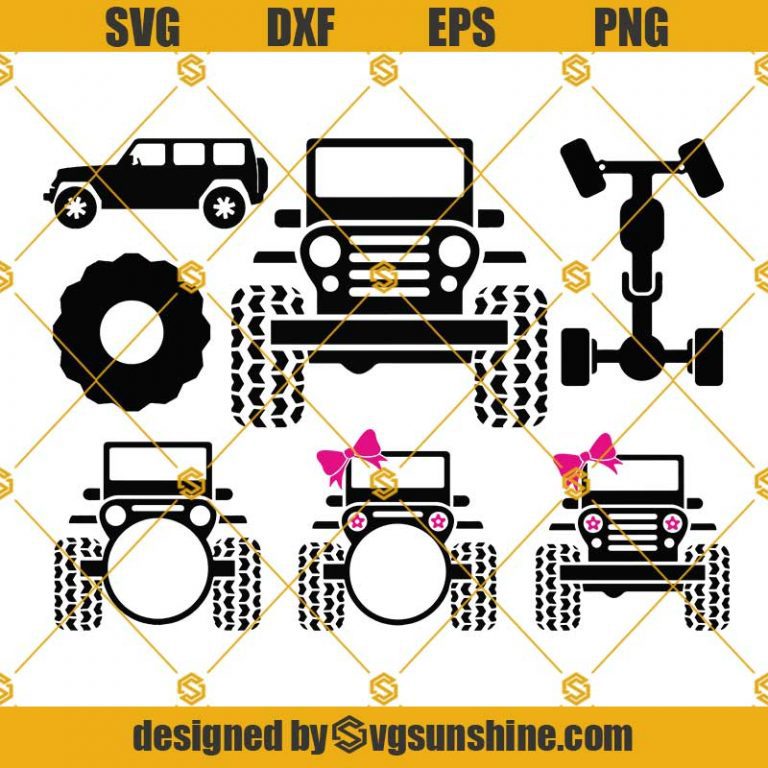 Jeep SVG Bundle, Jeep Girl SVG, Jeep SVG PNG DXF EPS Cut Files For ...