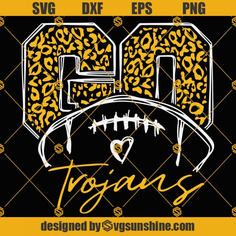 Trojans SVG, Football Trojan Things SVG, School Spirit SVG, Trojans ...