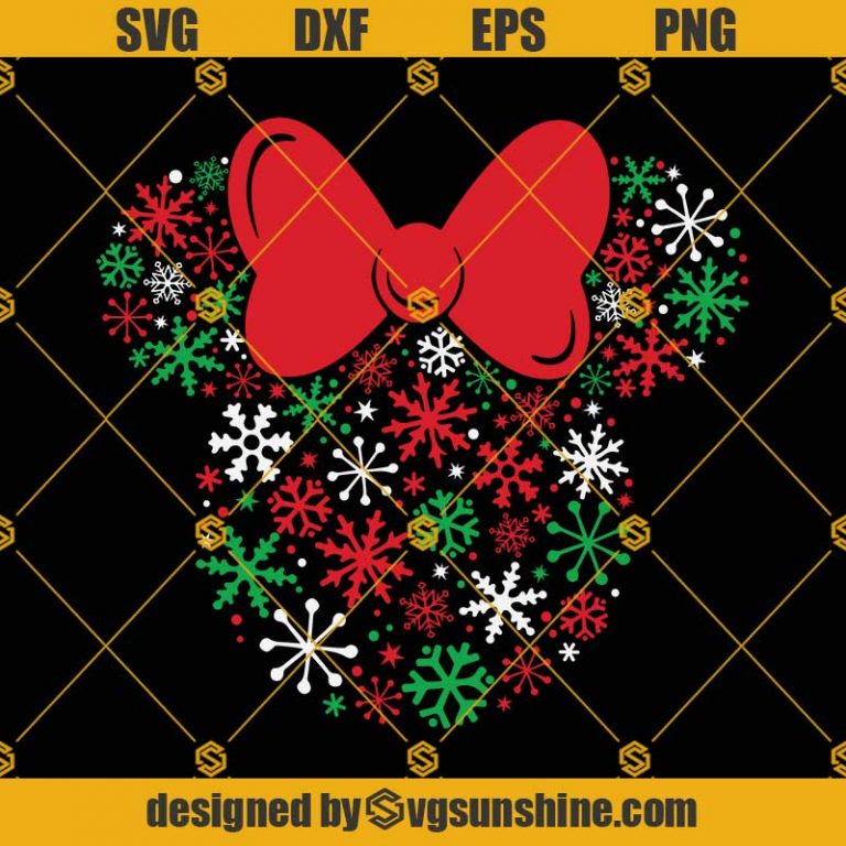 Christmas Minnie Mouse Svg, Minnie Mouse Santa Christmas Svg, Minnie ...