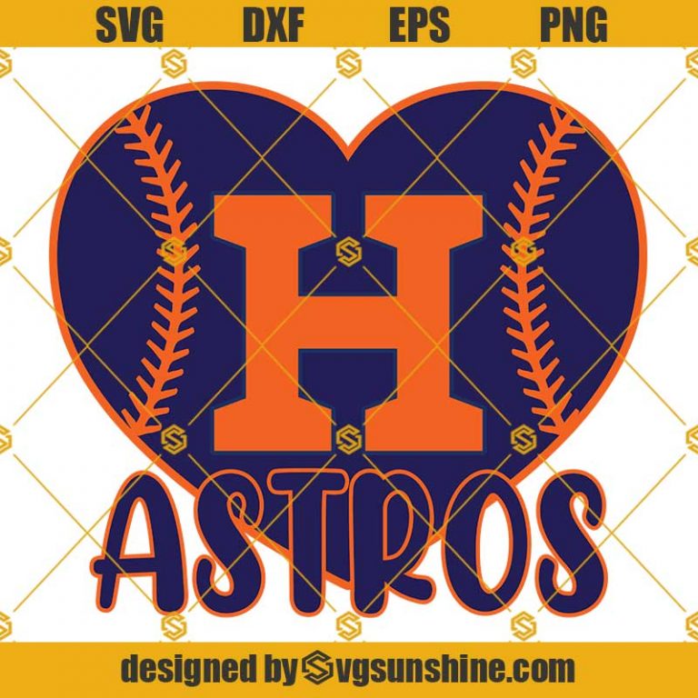 Houston Astros SVG PNG DXF EPS Cut Files For Cricut Silhouette