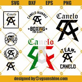 Team Canelo SVG Bundle, Canelo Logo SVG, Canelo Alvarez SVG, Canelo SVG ...