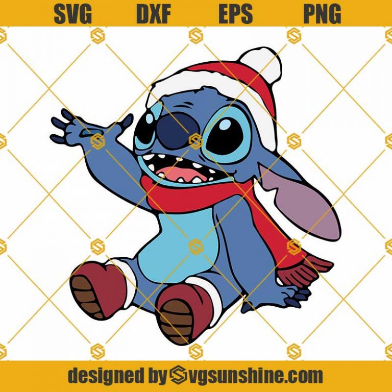 Stitch Elf SVG, Chrsitmas Elf Stitch SVG PNG DXF EPS