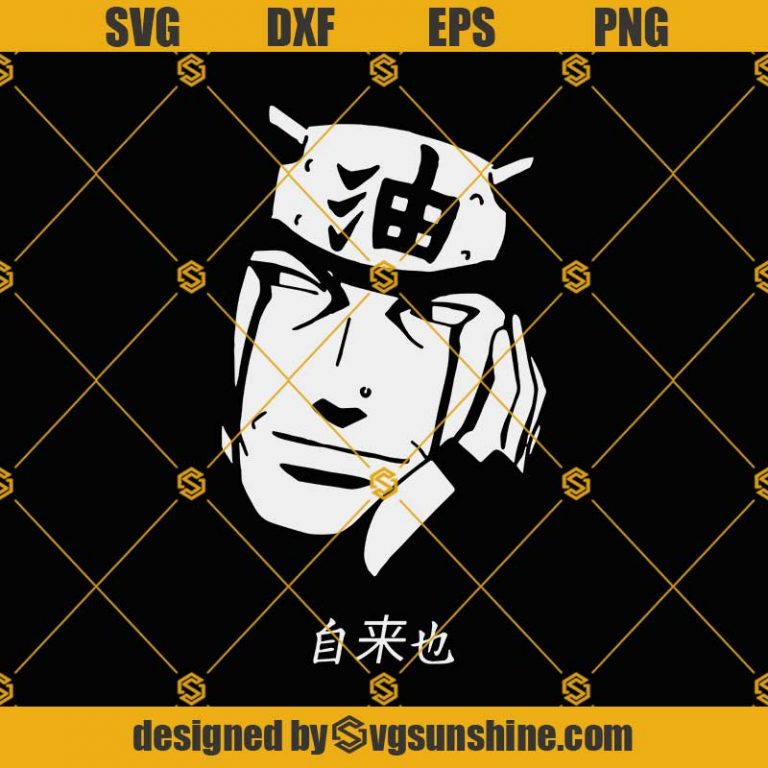 Jiraiya Naruto SVG PNG DXF EPS Cut Files For Cricut Silhouette Vector ...