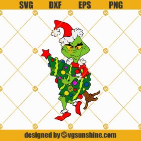 Grinch Christmas Tree SVG, Grinch Christmas SVG, Grinch SVG, Grinch ...