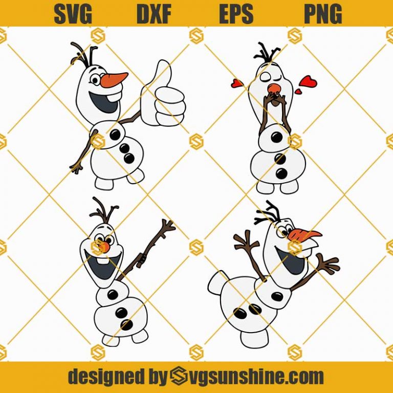 Olaf SVG Bundle, Frozen Bundle SVG, Olaf SVG File for Cricut, Olaf ...