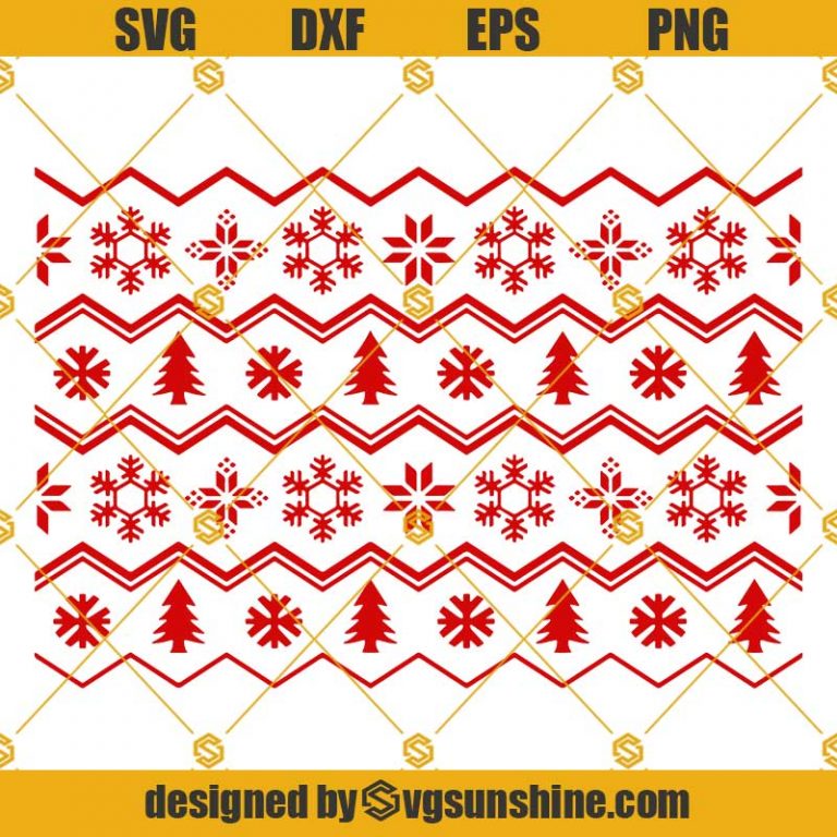 Christmas pattern SVG, Christmas SVG, Winter pattern SVG, Christmas ...